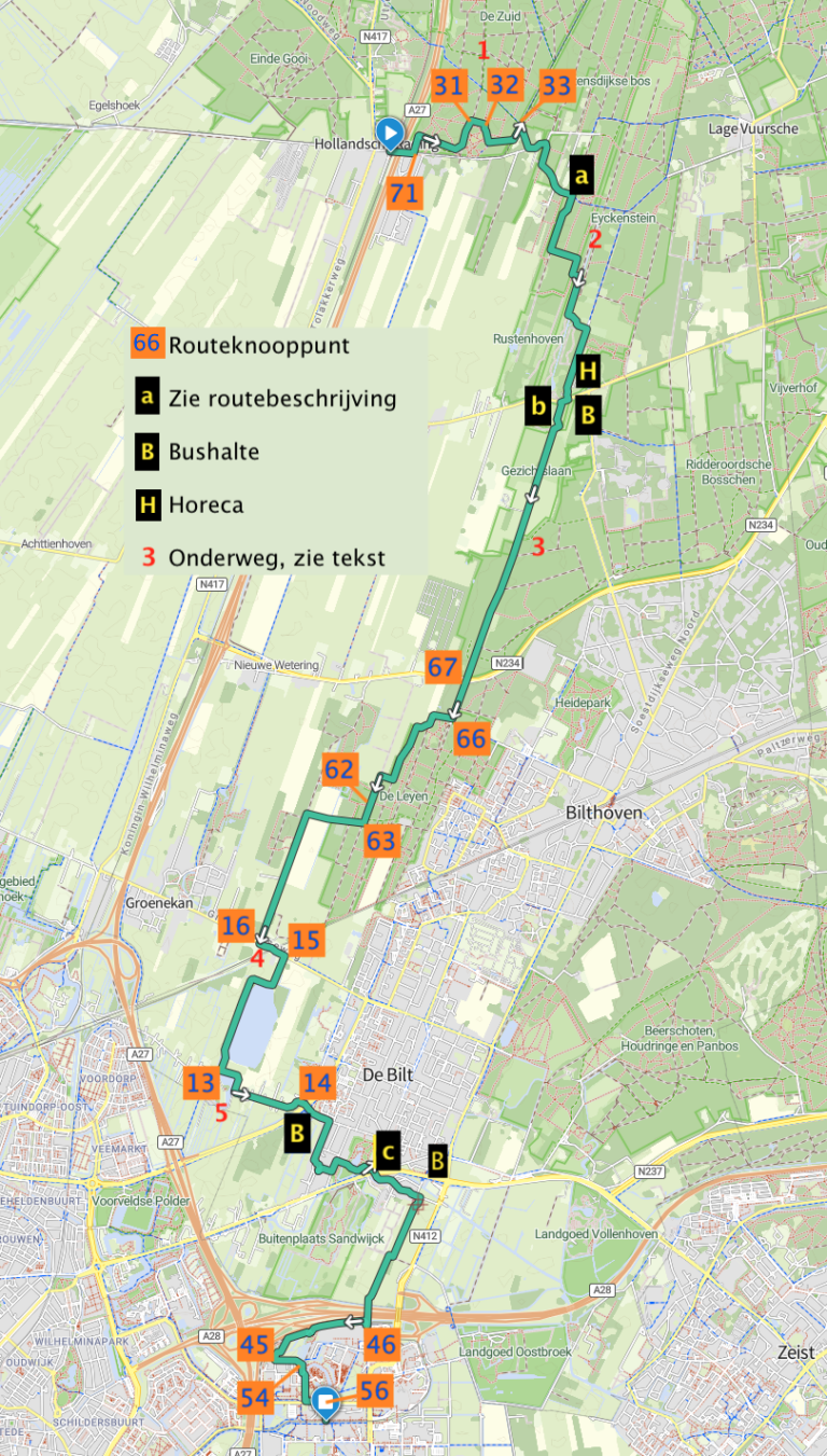 Hollandsche Rading – Uithof, wandelen langs strakke lijnen - Wim ten Brinke